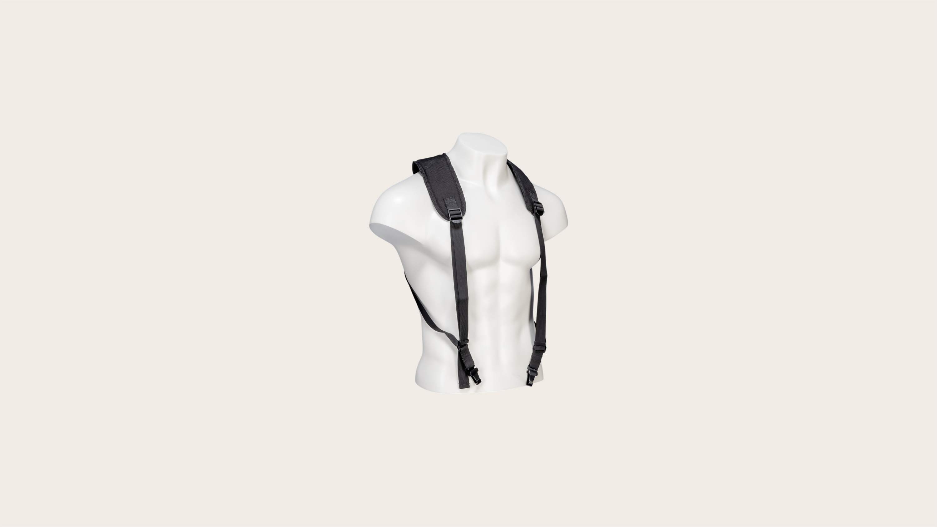 Operator shoulder vest for carrying a radio remote control | Scanreco